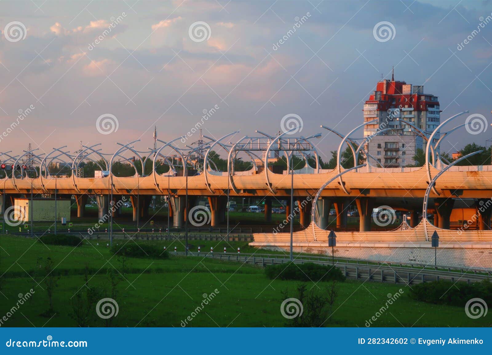 Ring road in the city stock photo. Image of road, ring - 282342602