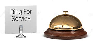 Ring for Service stock illustration. Illustration of service - 7591688