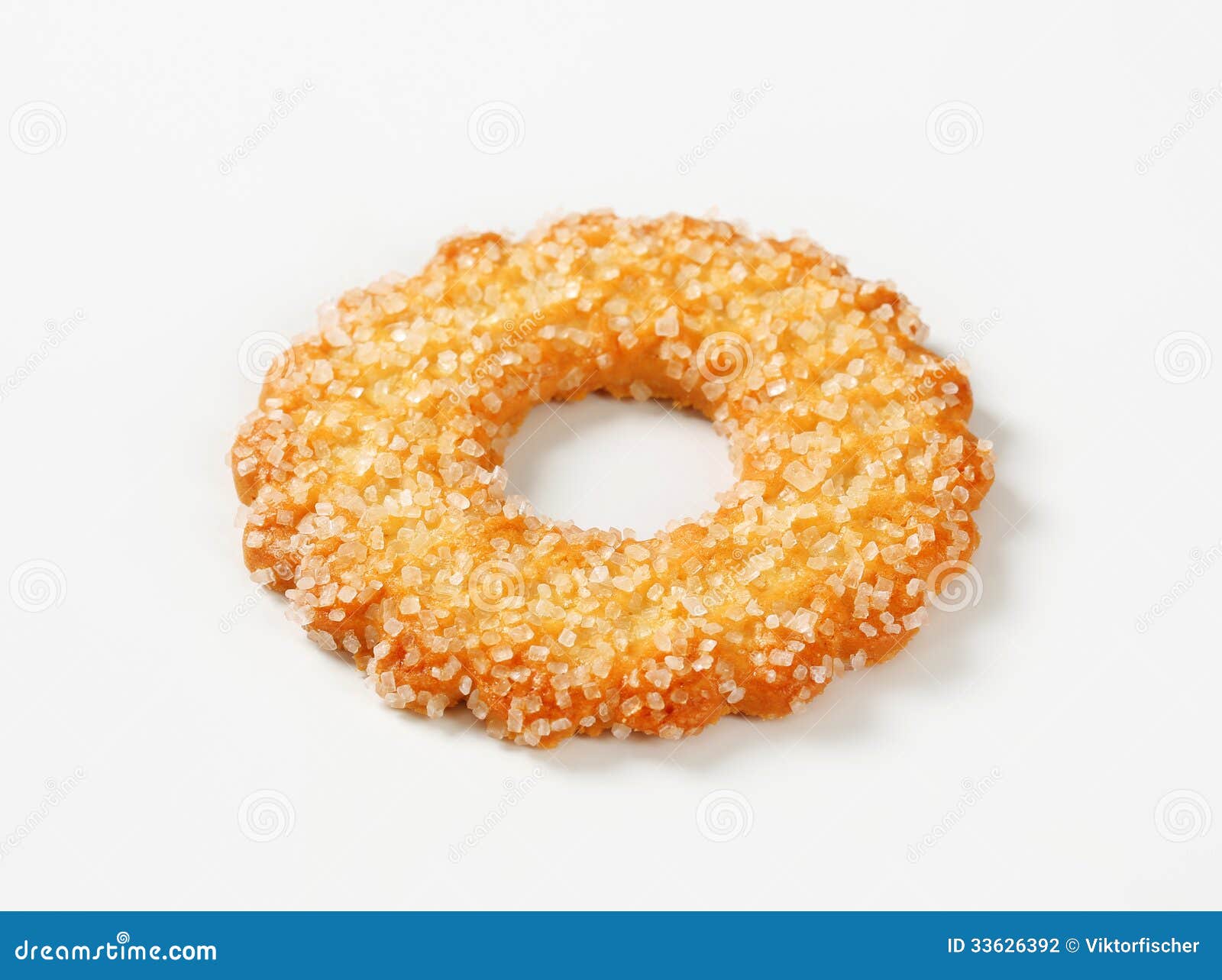 Ring-shaped cookie stock photo. Image of granulated, sugar - 33626392