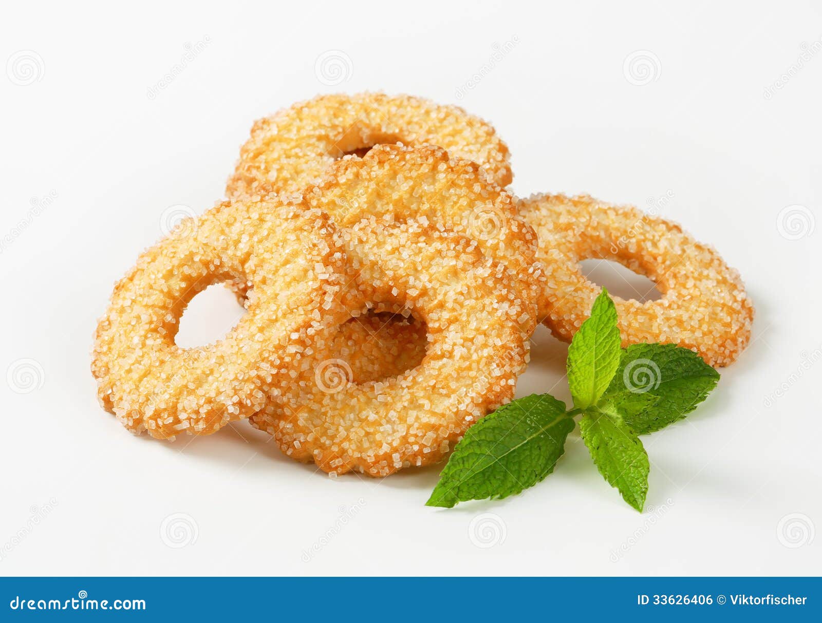 Ring-shaped cookies stock photo. Image of snack, studio - 33626406