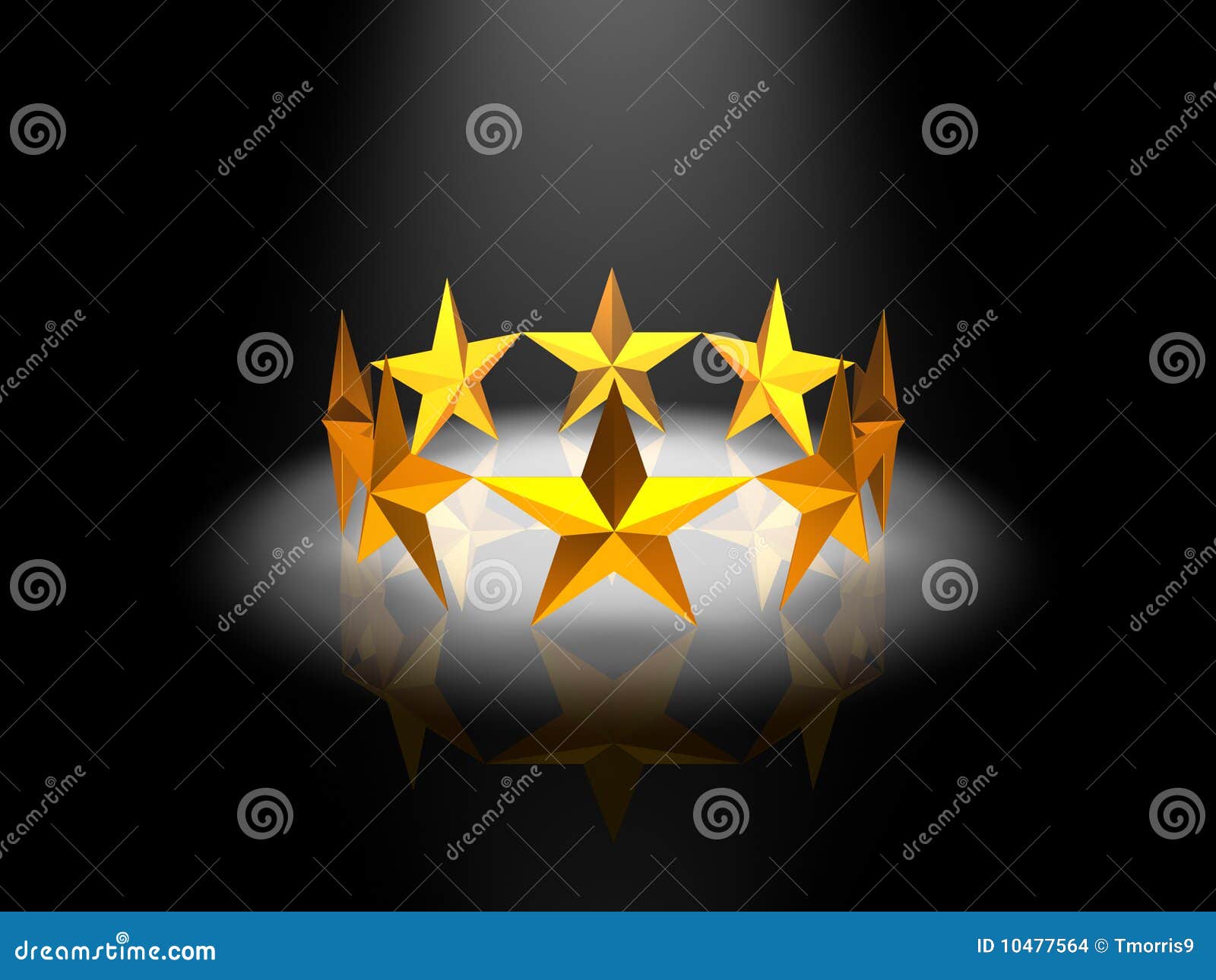 Ring of Stars stock illustration. Illustration of stage - 10477564