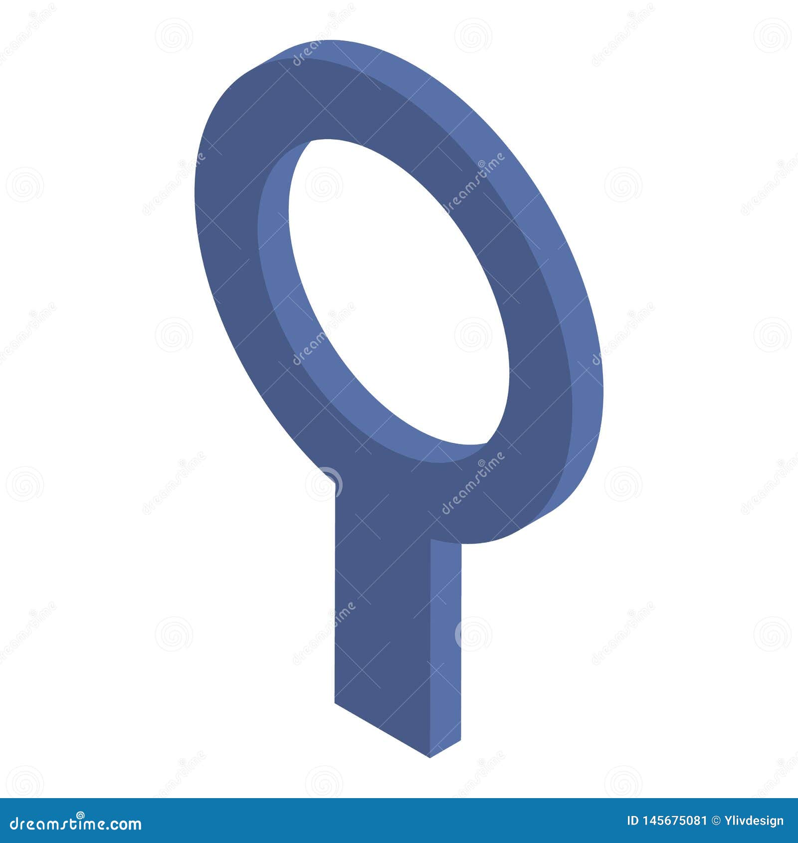 Ring Symbol Icon, Isometric Style Stock Vector - Illustration of ...