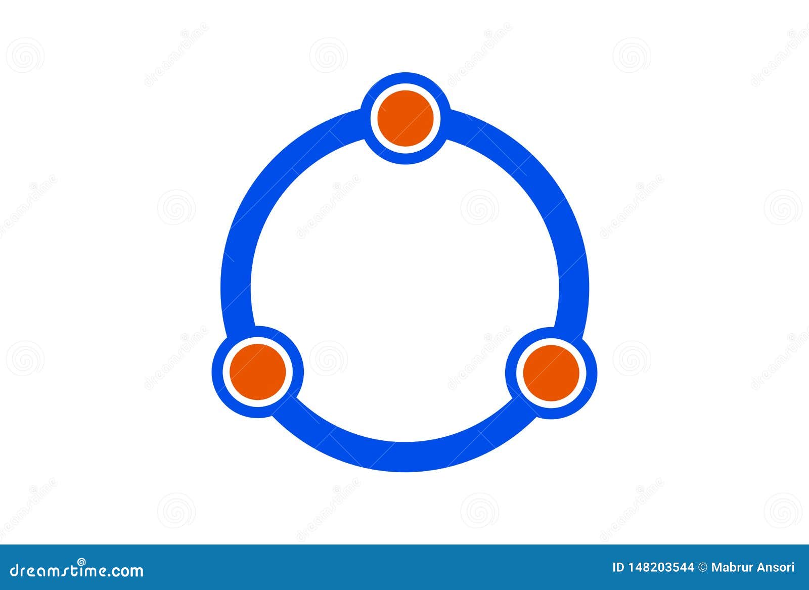 Ring three angle logo icon stock vector. Illustration of angle - 148203544