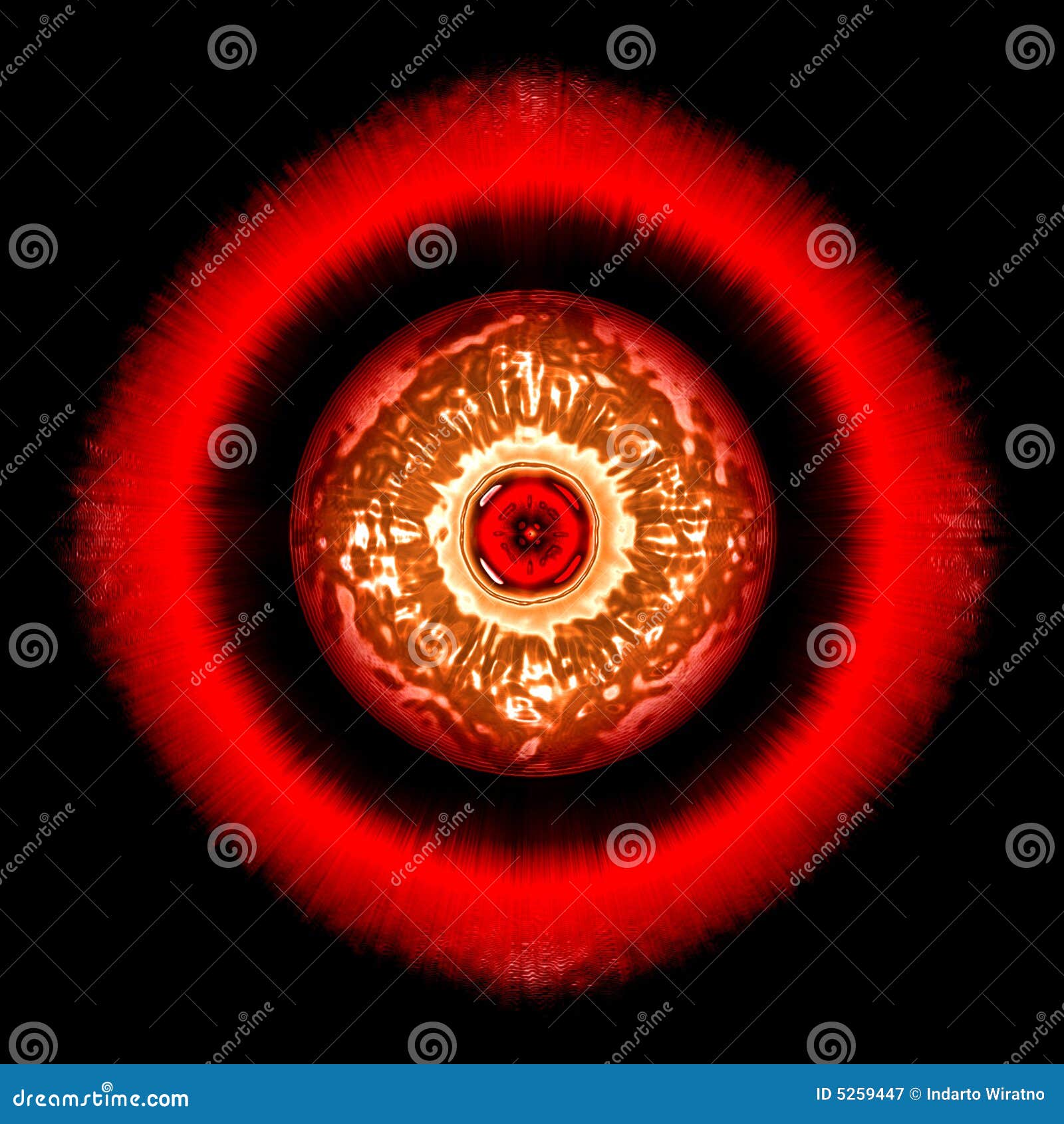 Ring van het oog stock illustratie. Illustration of versiering - 5259447