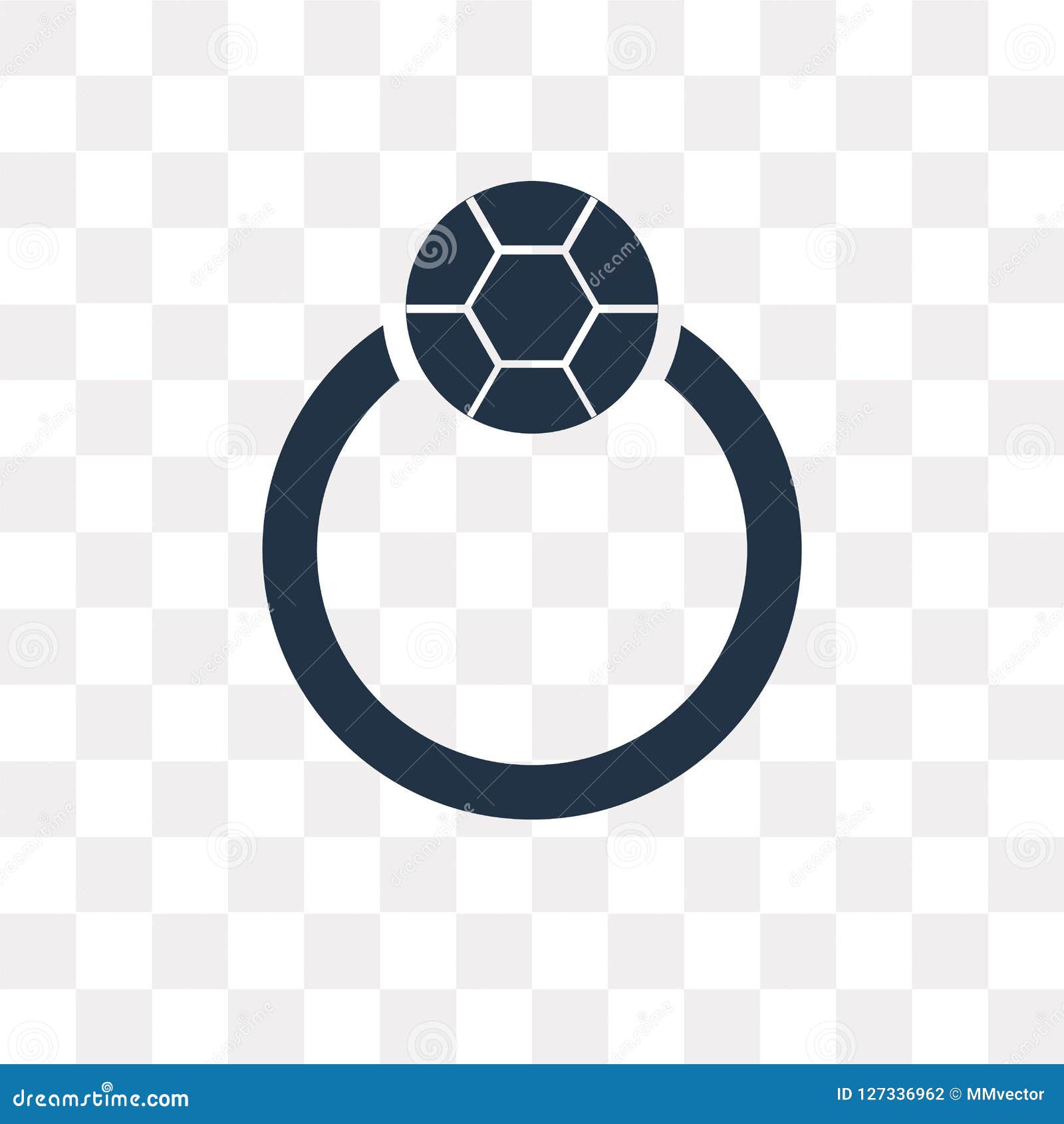 Ring Vector Icon Isolated on Transparent Background, Ring Trans Stock ...