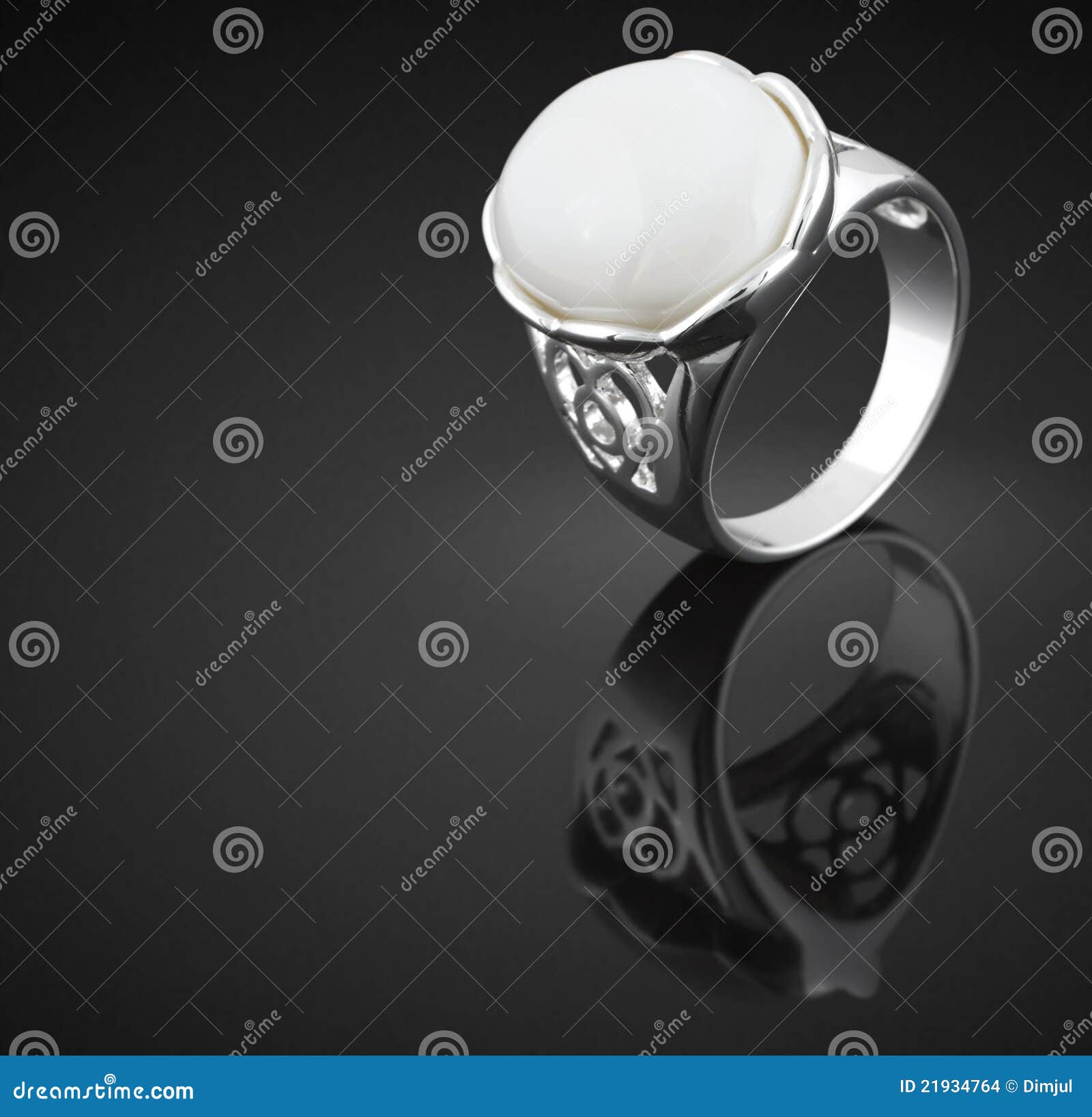 Ring with white gem stock photo. Image of gift, fashion - 21934764