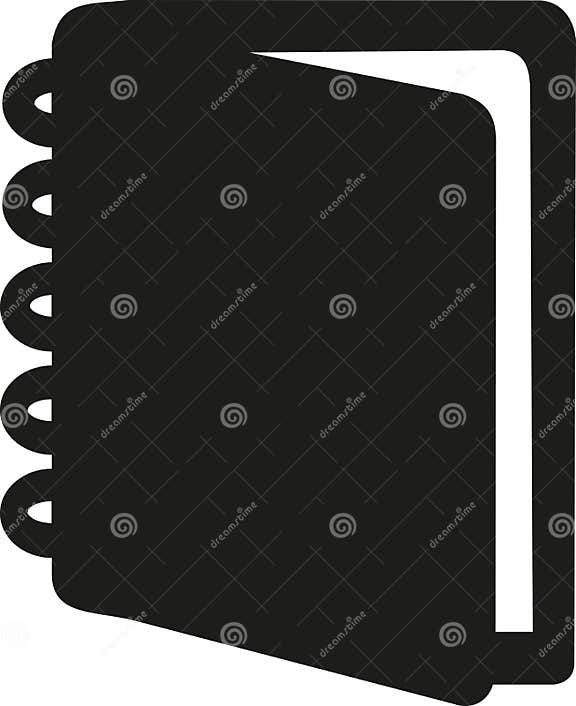 Ringbinder book vector stock illustration. Illustration of study ...