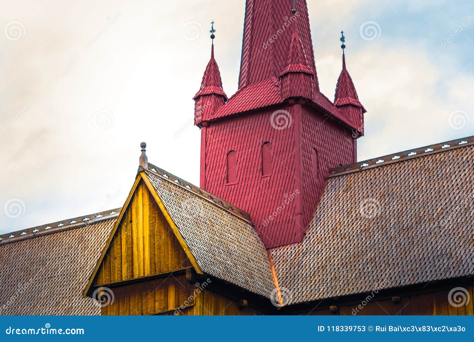 Ringebu, Norway - May 13, 2017: Ringebu Stave Church, Norway Stock ...
