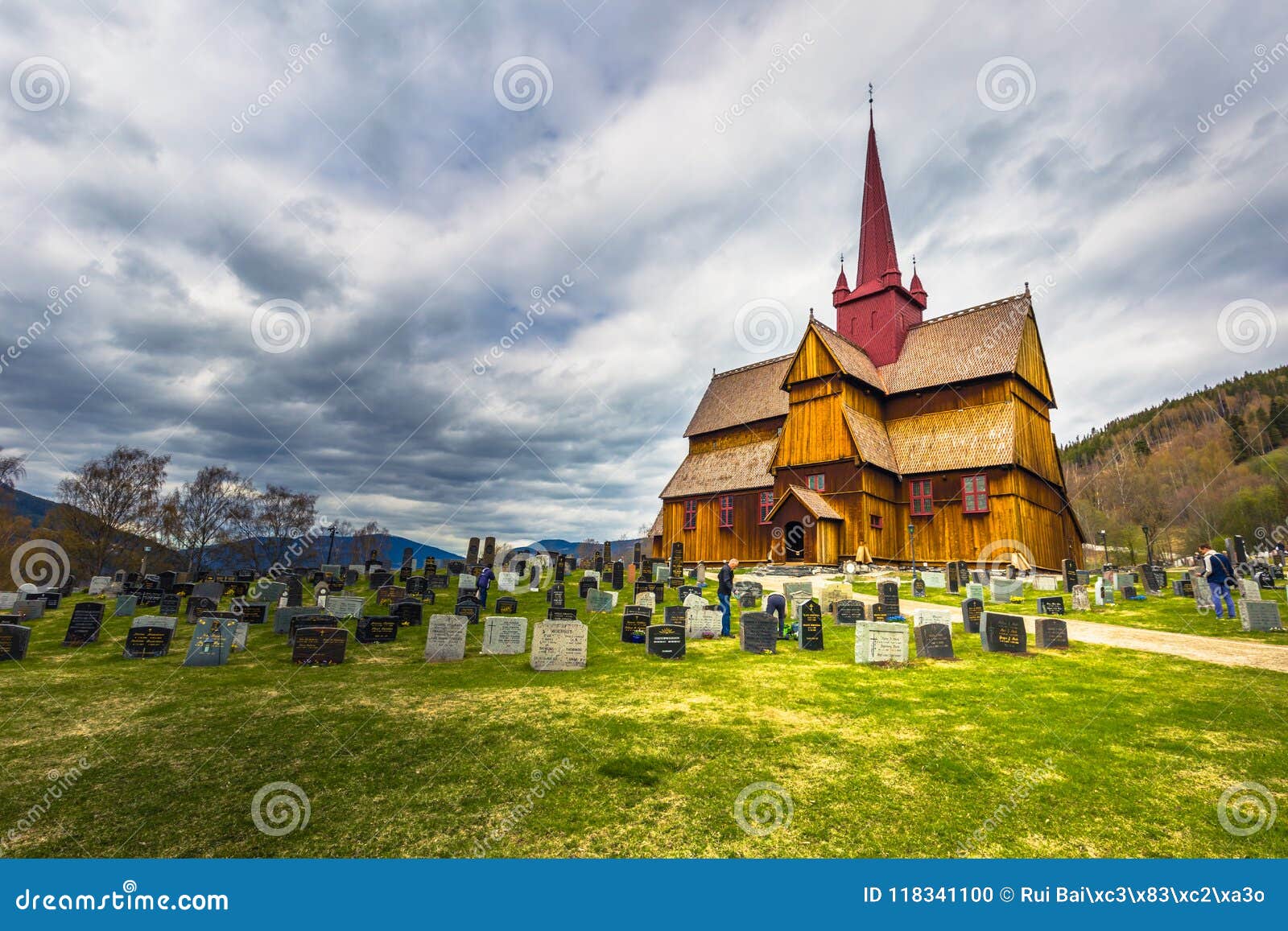Ringebu, Norway - May 13, 2017: Ringebu Stave Church, Norway Editorial ...