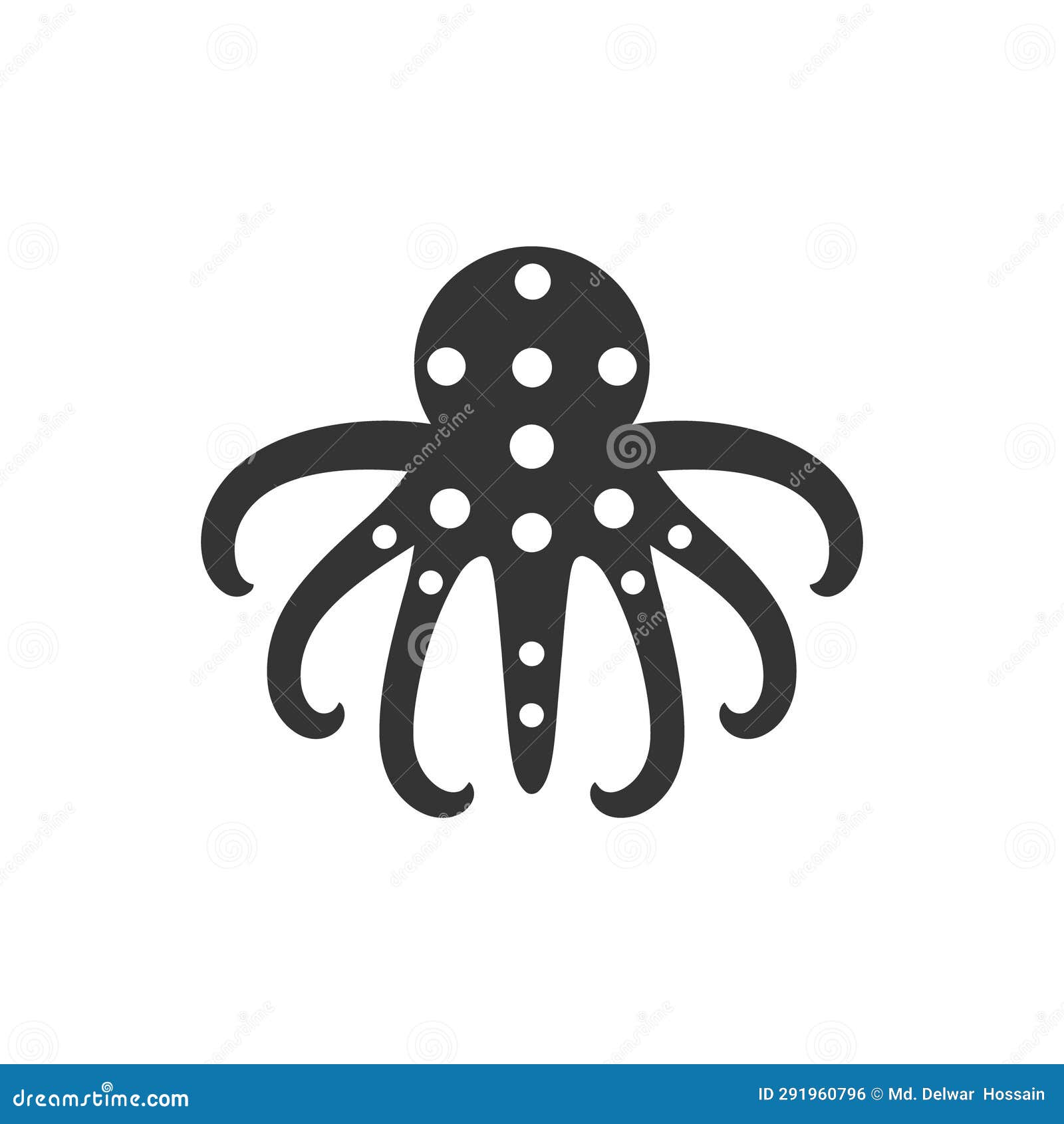 Ringed Octopus Icon Vector Illustration | CartoonDealer.com #291960796