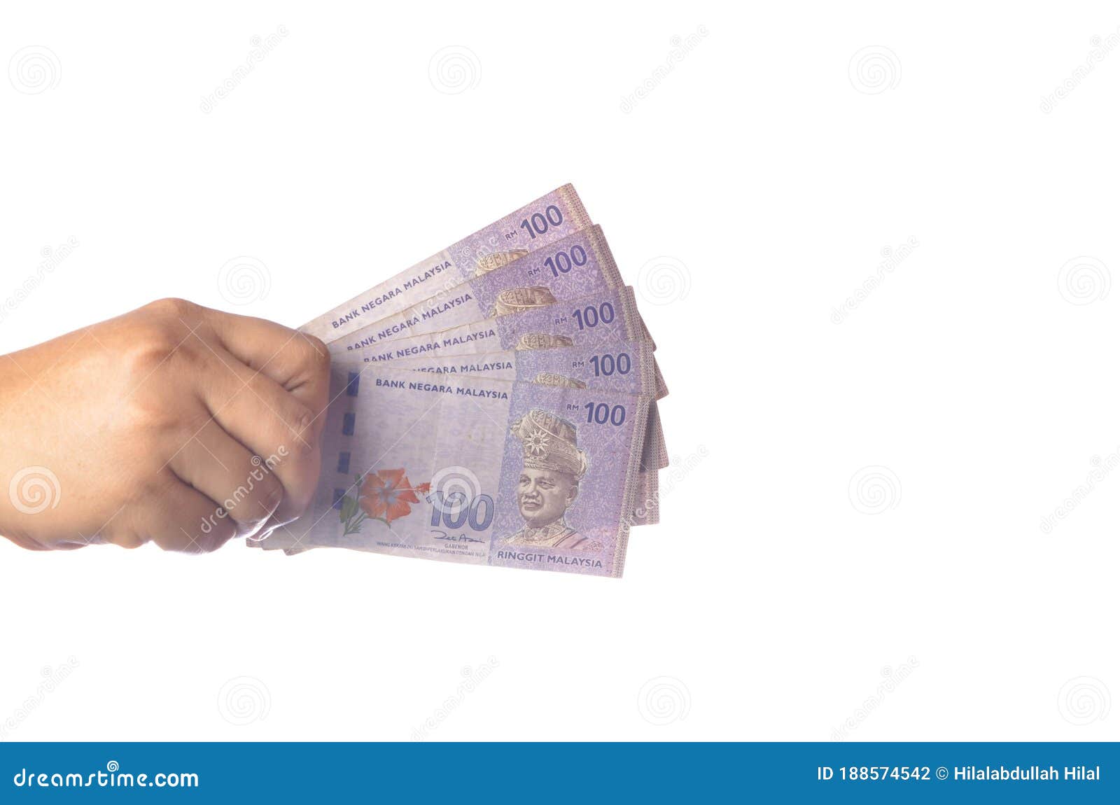 100 Ringgit Malaysia Banknote Stock Photo - Image of isolated, exchange ...