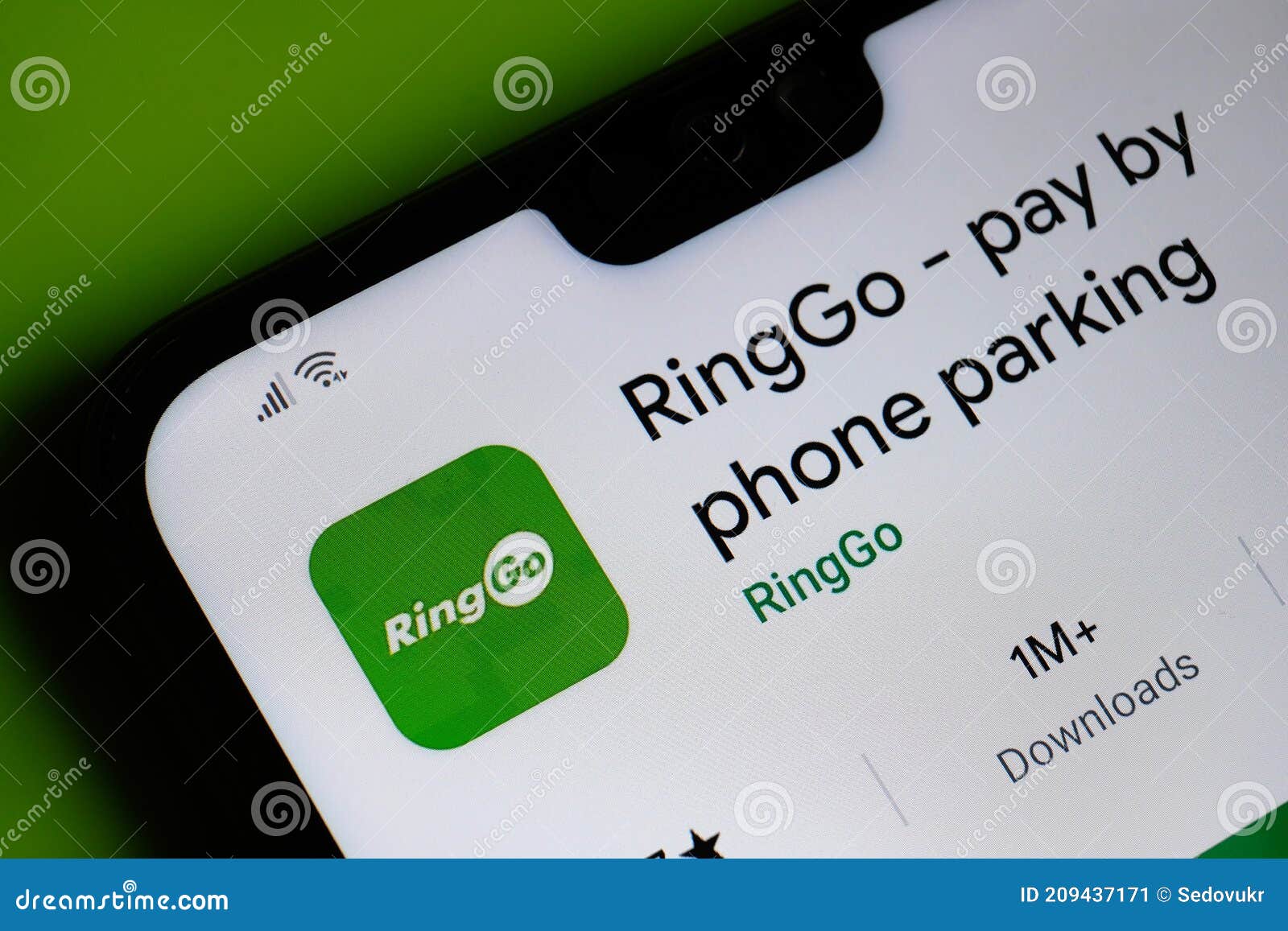 RingGo App Seen on the Corner of Mobile Phone Editorial Photo - Image ...
