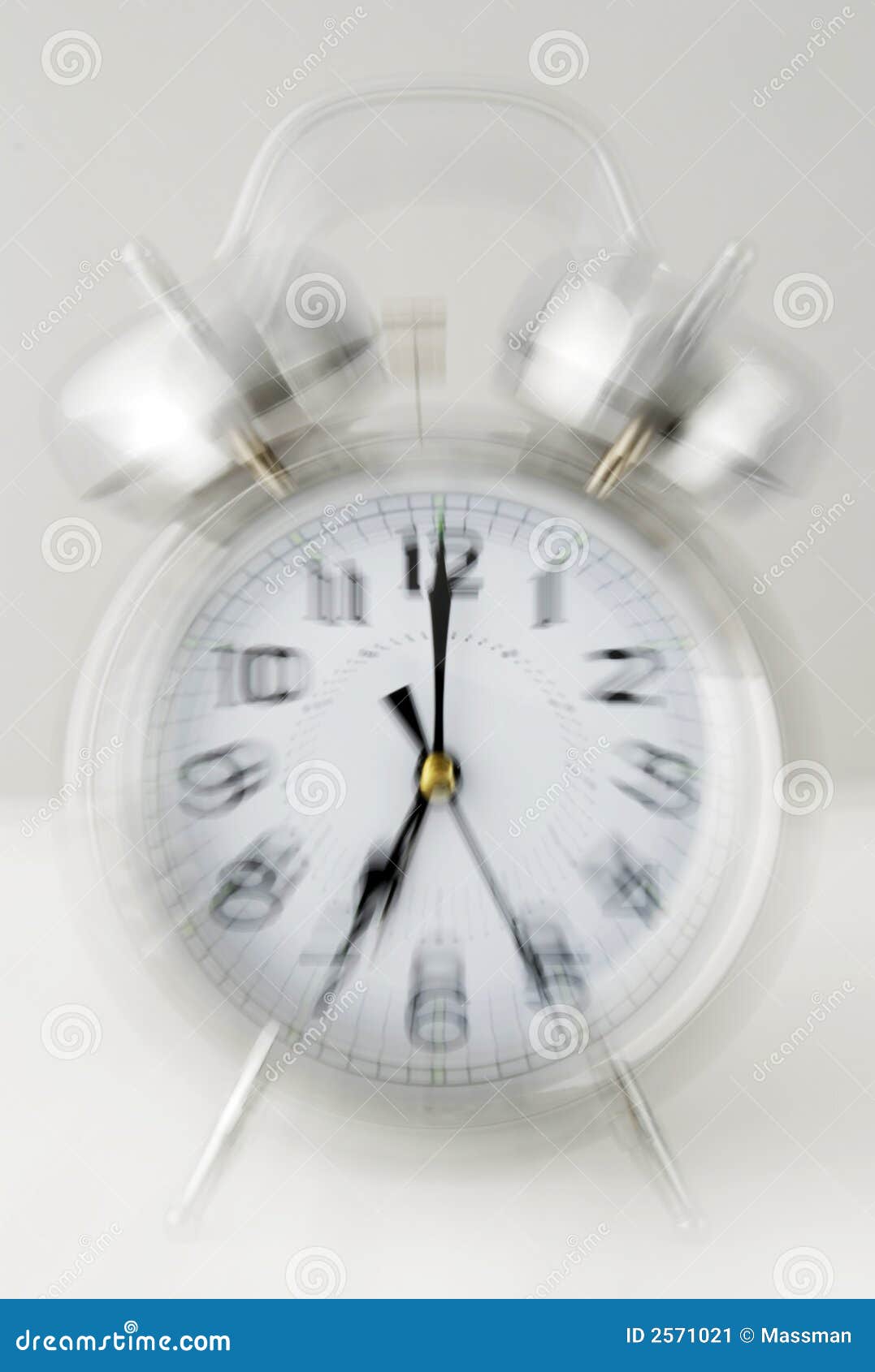 Ringing alarm clock stock image. Image of bells, ringing - 2571021