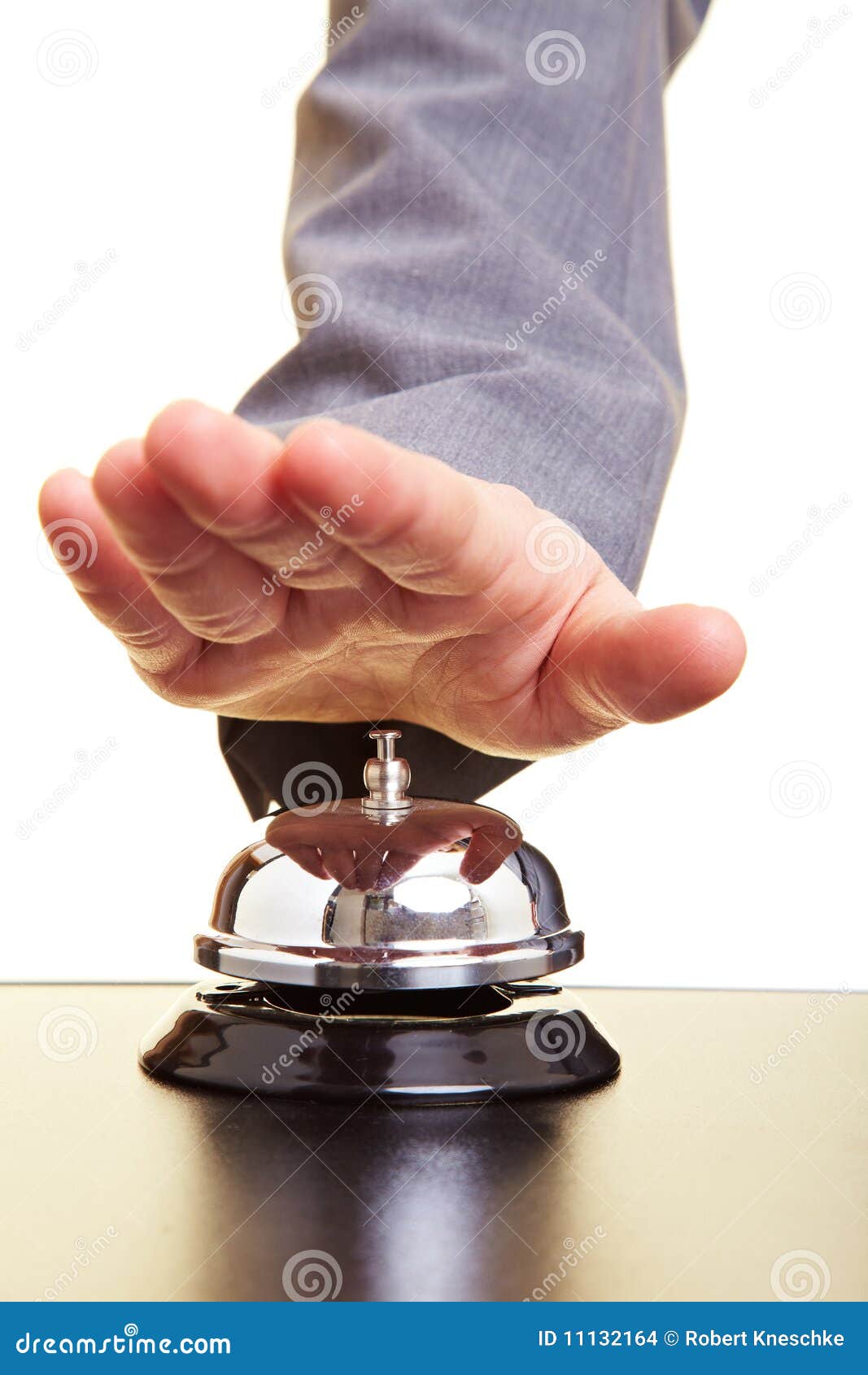 Ringing a bell stock photo. Image of table, european - 11132164