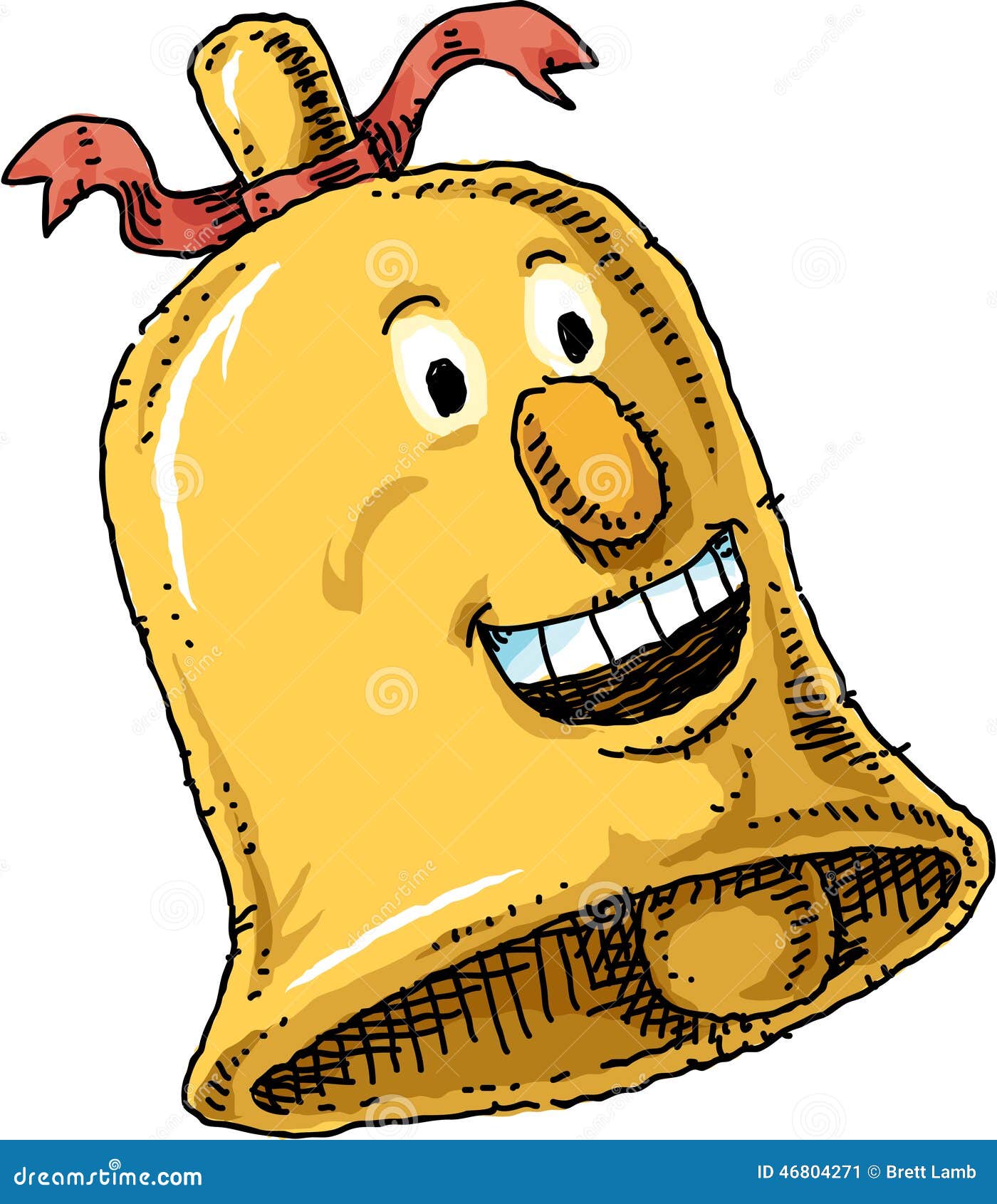 Ringing Bell stock vector. Illustration of sound, ringing - 46804271