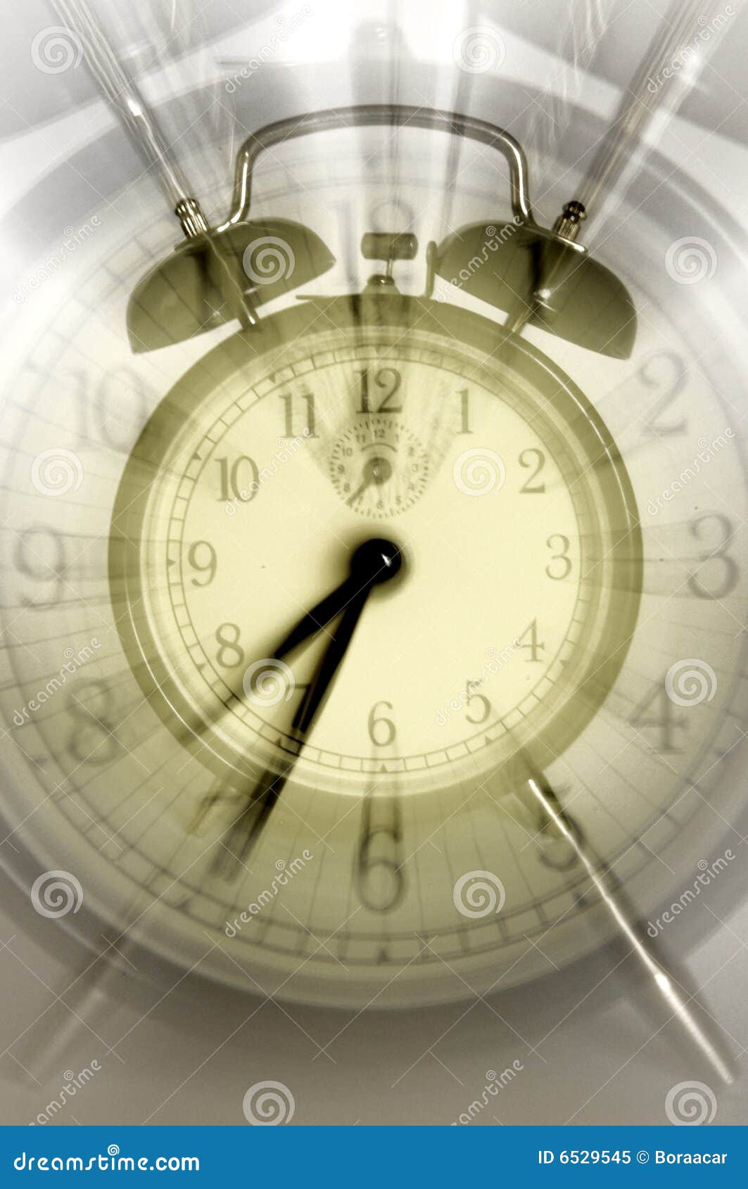 Ringing clock stock image. Image of dial, hurry, front - 6529545