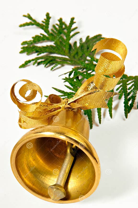 Ringing handbell stock image. Image of celebrate, ribbons - 381975