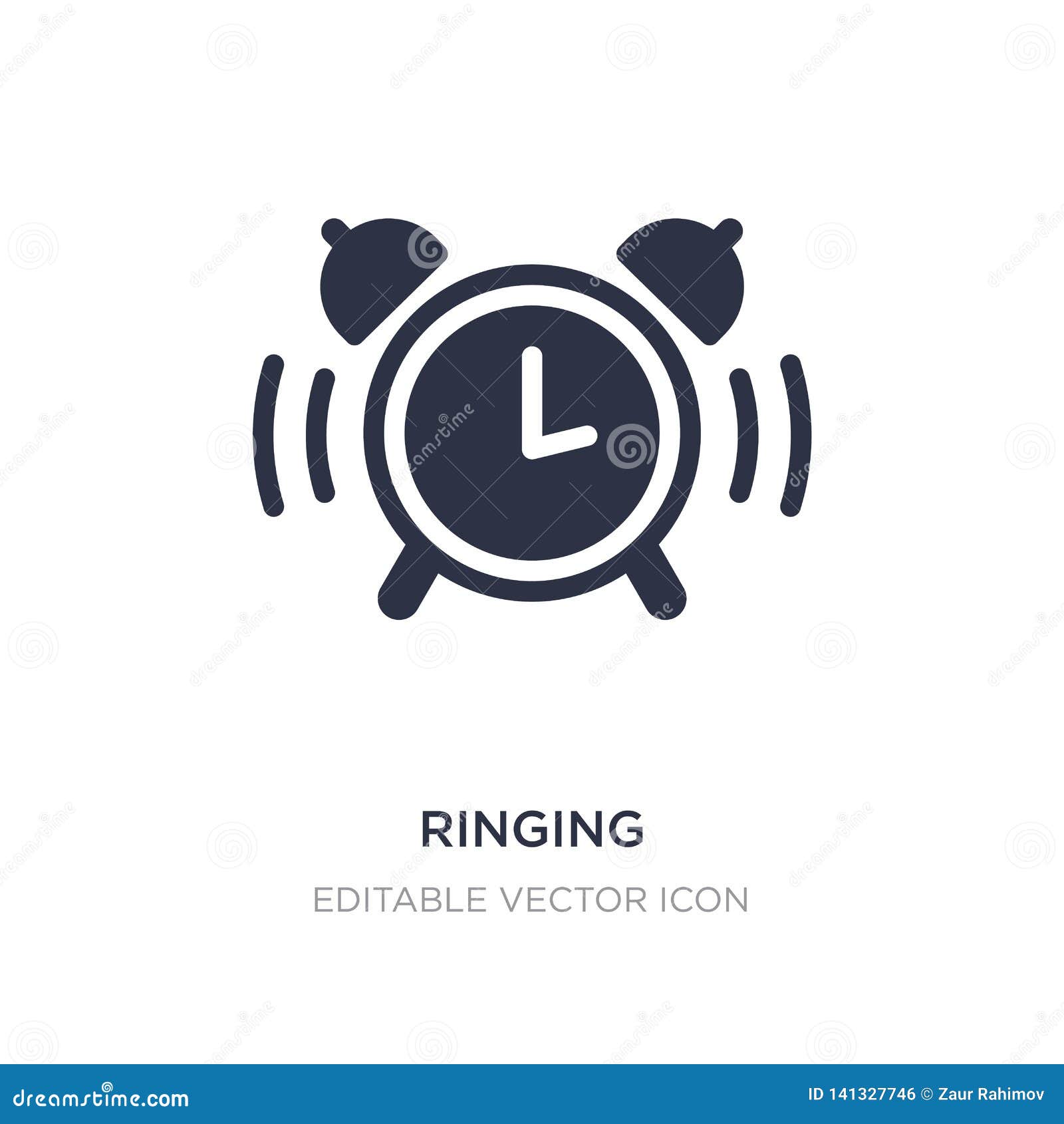 Ringing Icon on White Background. Simple Element Illustration from ...