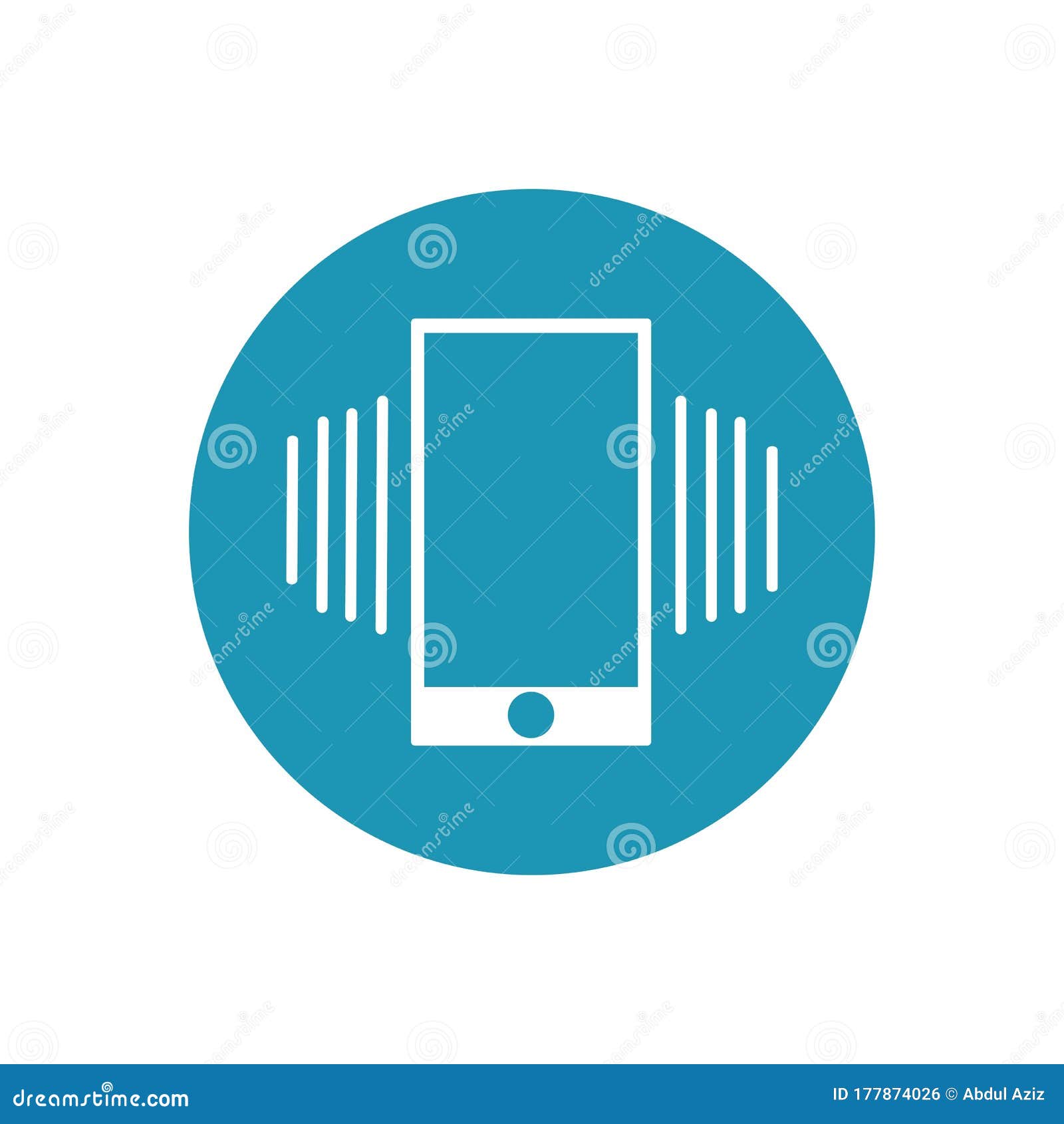 Ringing phone logo vector stock vector. Illustration of dial - 177874026