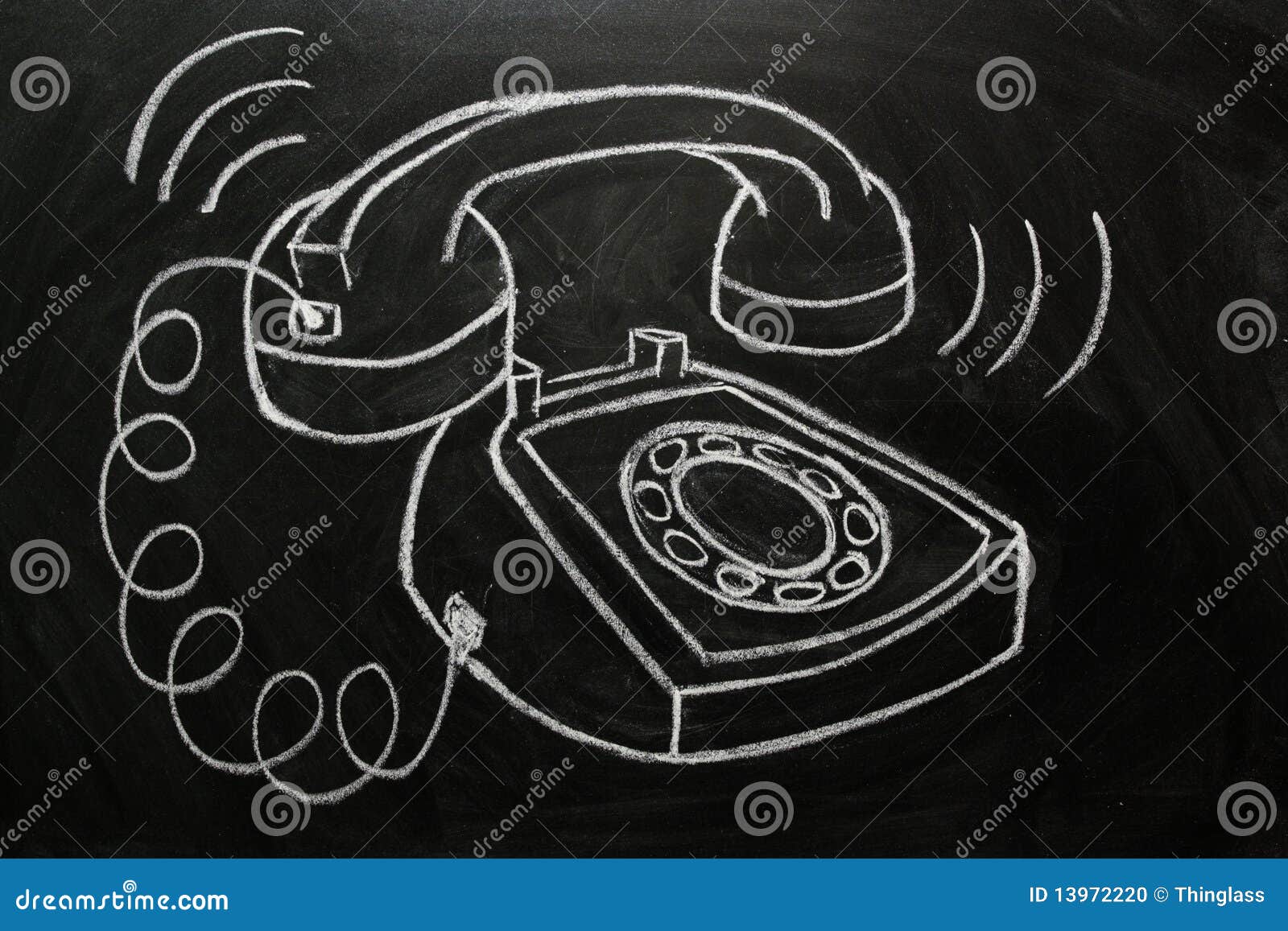 Ringing Telephone stock illustration. Illustration of phone - 13972220