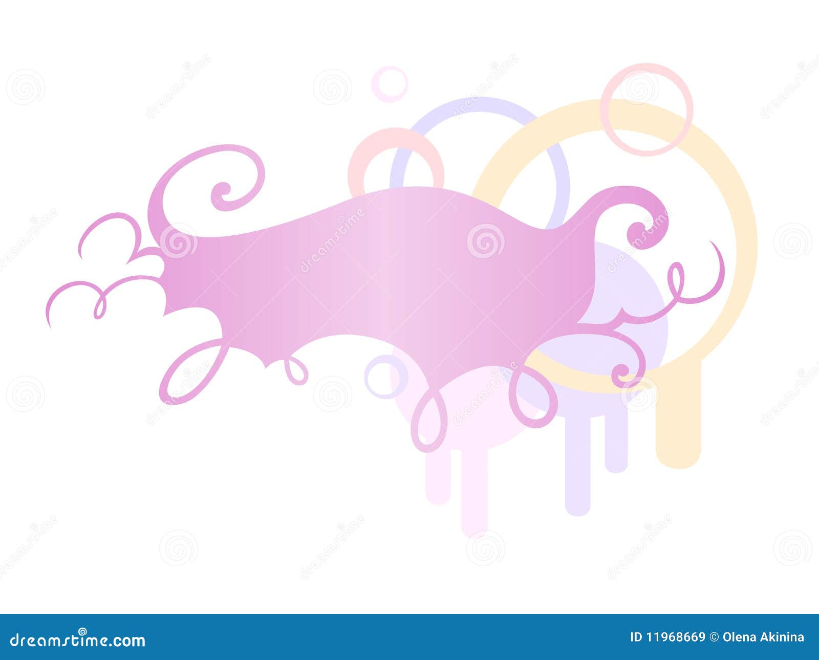 Ringlet vignette stock vector. Illustration of gradient - 11968669