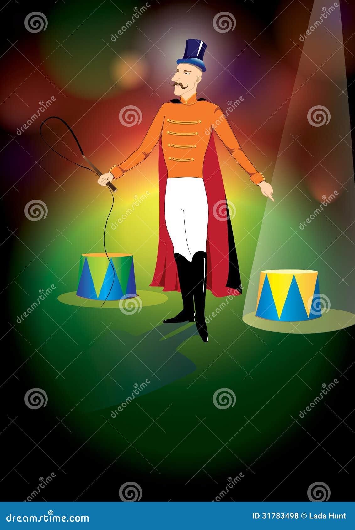 Ringmaster Man Concept Vector Linear Icon Isolated On Transparent ...