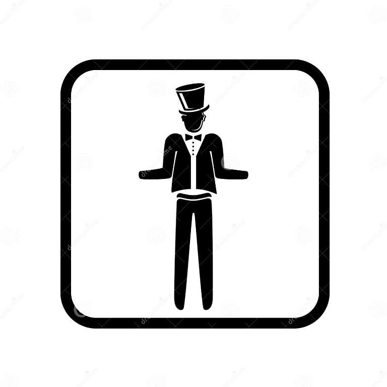 Ringmaster Icon Vector Isolated on White Background, Ringmaster Sign ...