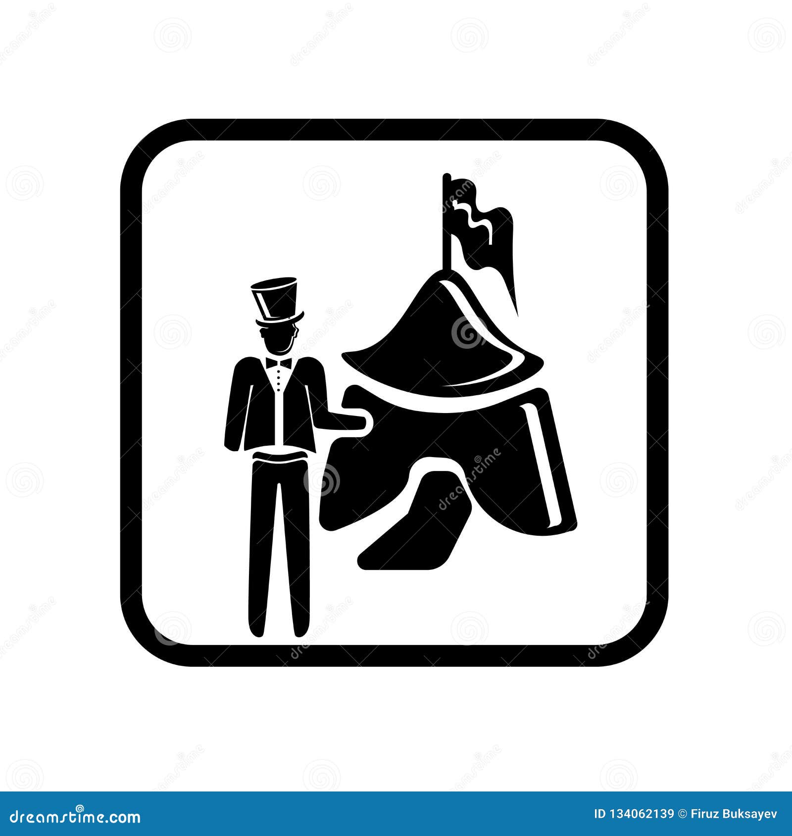 Ringmaster Icon Vector Isolated On White Background, Ringmaster Sign ...