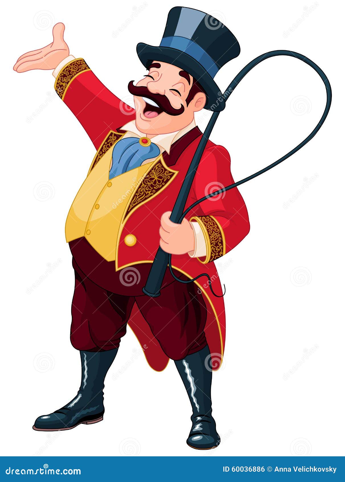 Ringmaster stock vector. Illustration of label, logo - 60036886