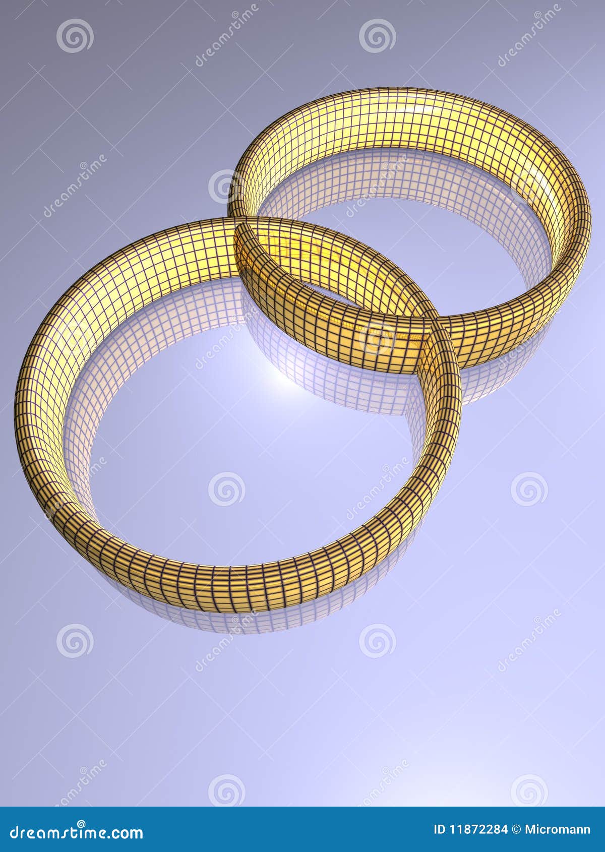 Rings - 3D stock illustration. Illustration of love, symbolic - 11872284