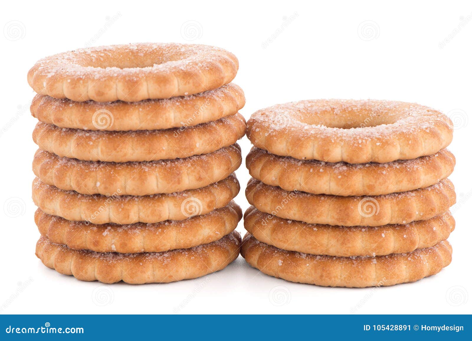 Rings biscuits piles stock image. Image of biscuit, cinammon - 105428891