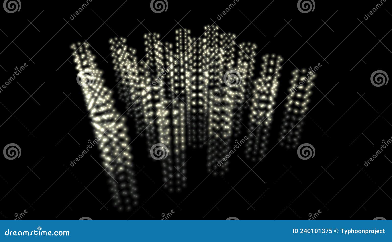 Rings of Columnar Particles that Glitter. an Array of Many Data Stored ...