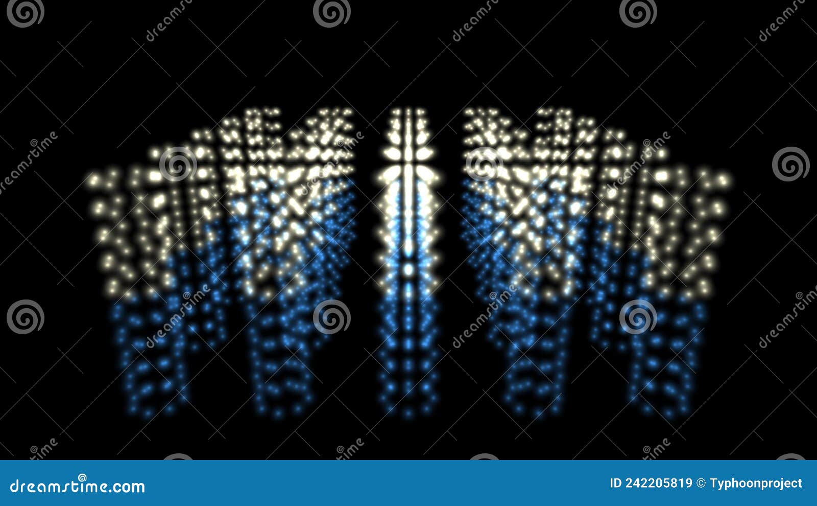 Rings of Columnar Particles that Glitter. an Array of Many Data Stored ...