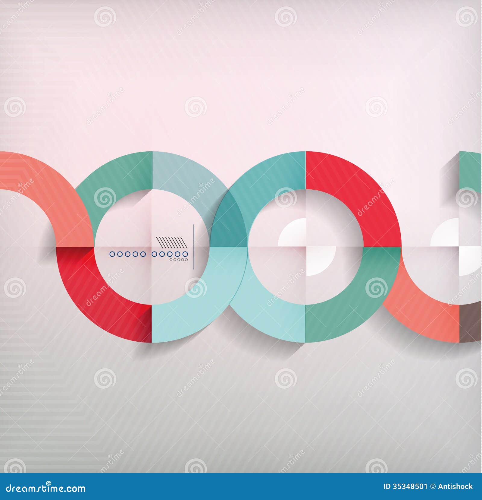 Rings Geometric Shapes Abstract Background Stock Vector - Illustration ...