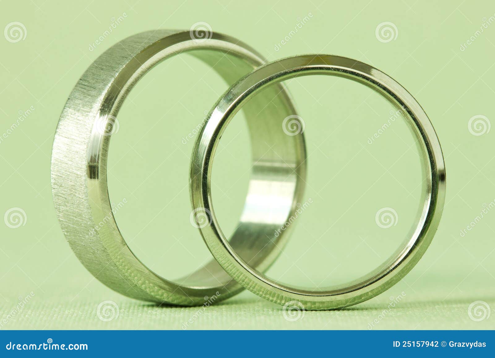 Rings on a Green Background Stock Photo - Image of jewelry, rendered ...