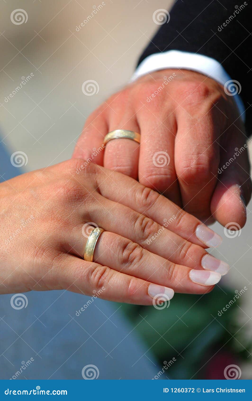 Rings and hands stock photo. Image of marrage, ring, gold - 1260372