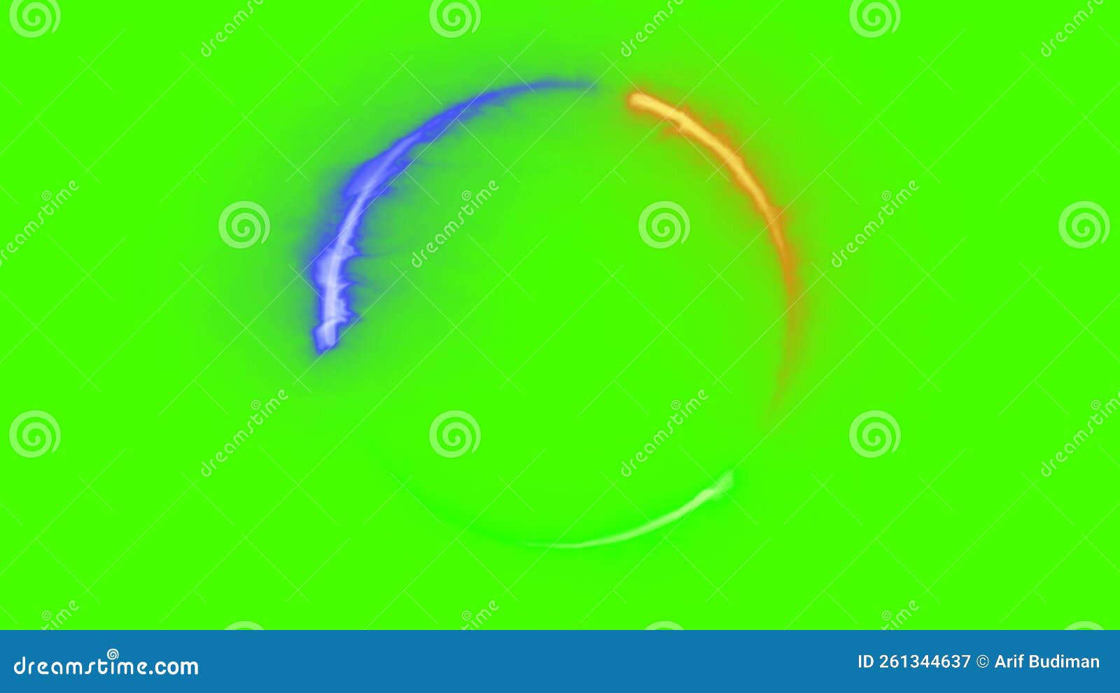 Rings Light Effect Green Screen Background Stock Video - Video of ...