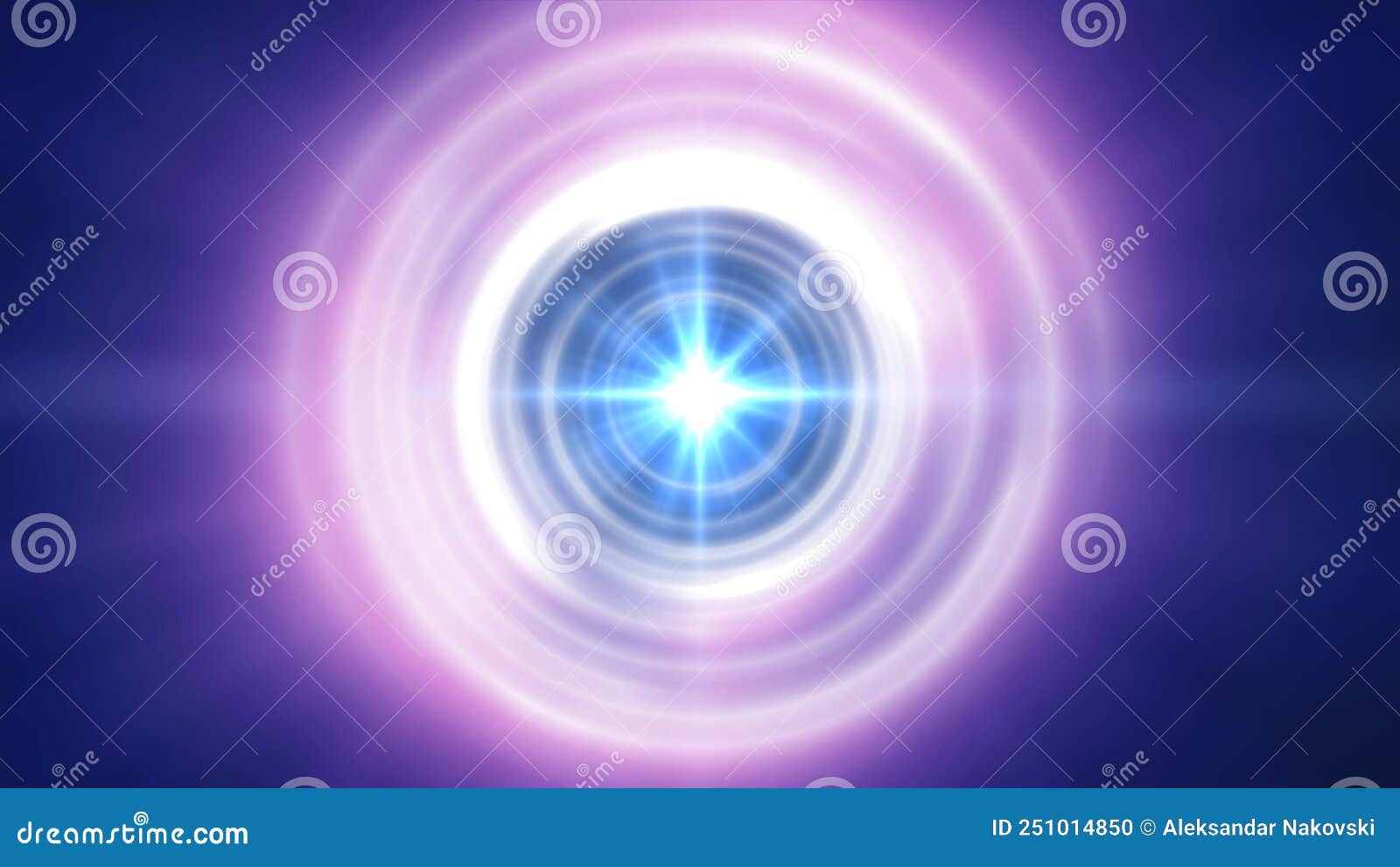 Rings Light Ray Orb Neon Ray Light Stock Illustration - Illustration of ...