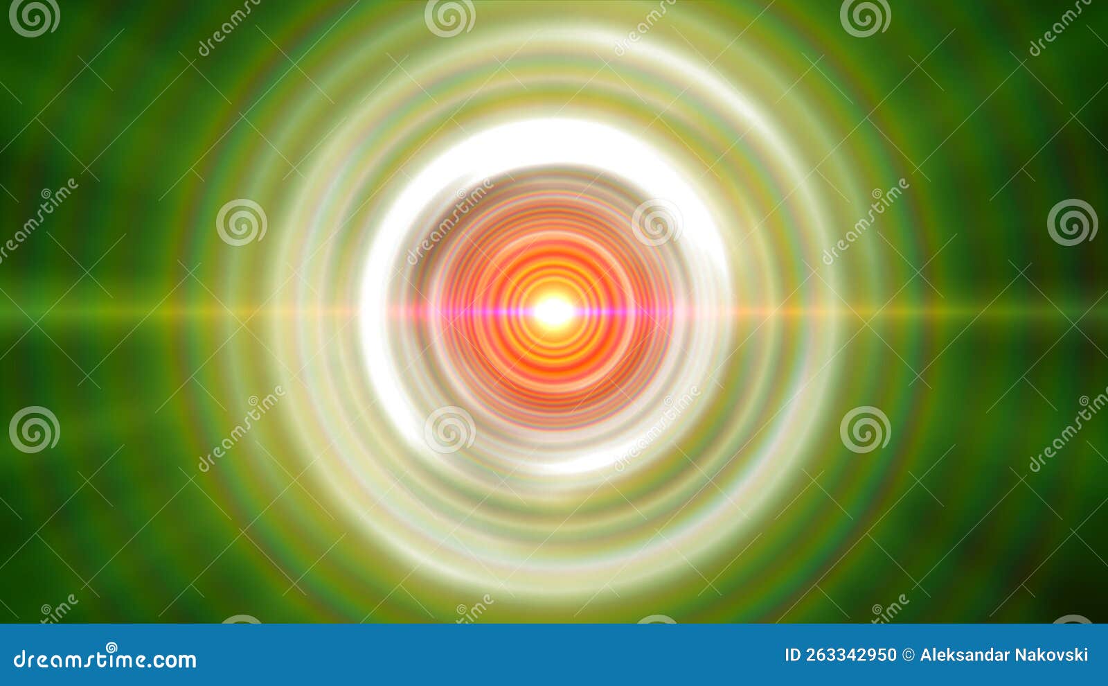 Rings Light Ray Orb Neon Ray Light Stock Illustration - Illustration of ...
