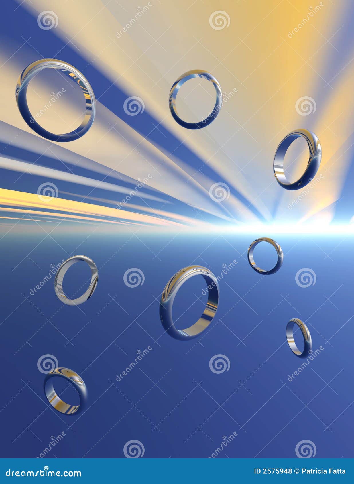 Rings of reflection stock illustration. Illustration of rings - 2575948