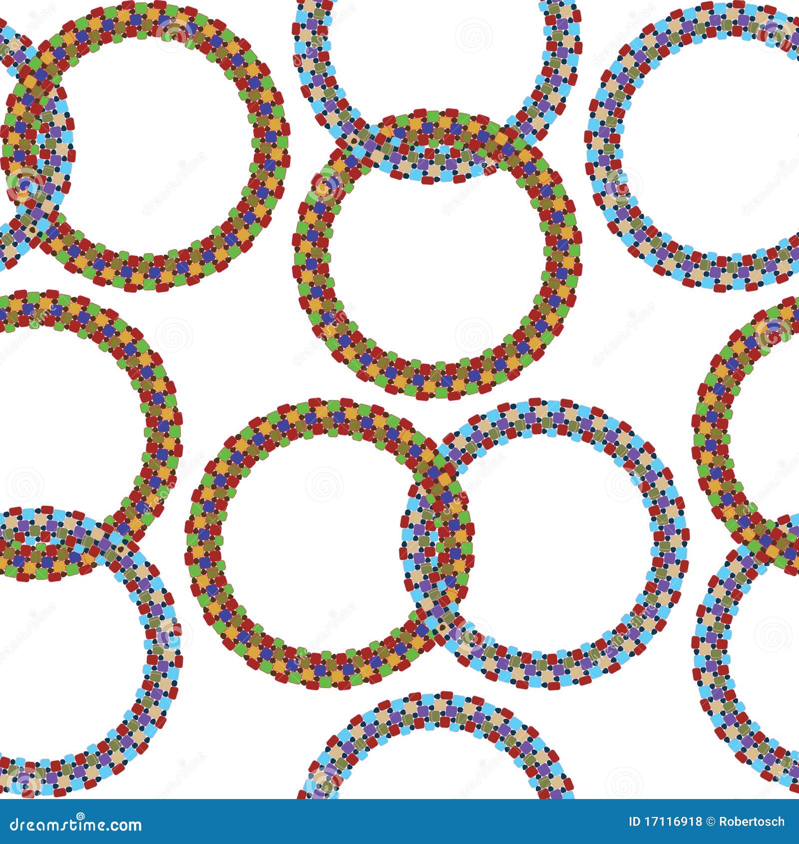 Rings seamless pattern stock vector. Illustration of cross - 17116918