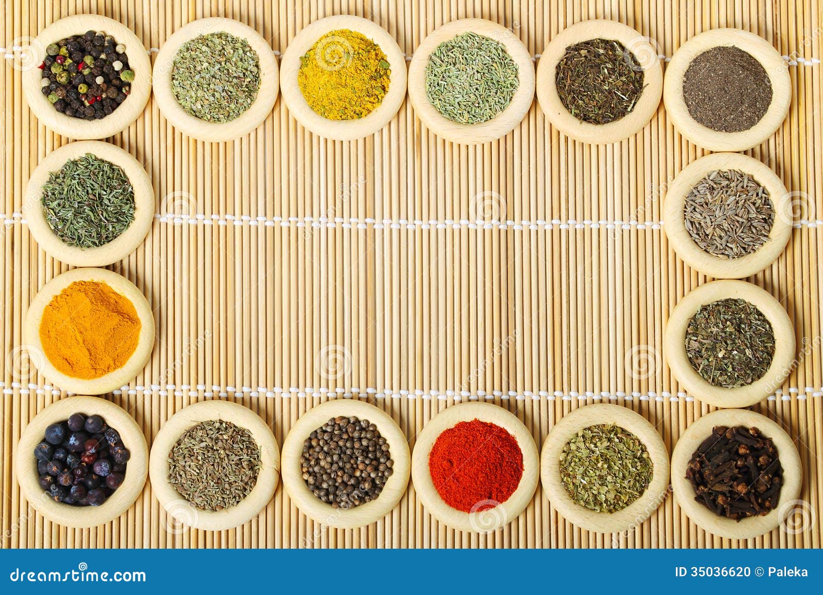 Rings with spices stock photo. Image of coriander, circle - 35036620