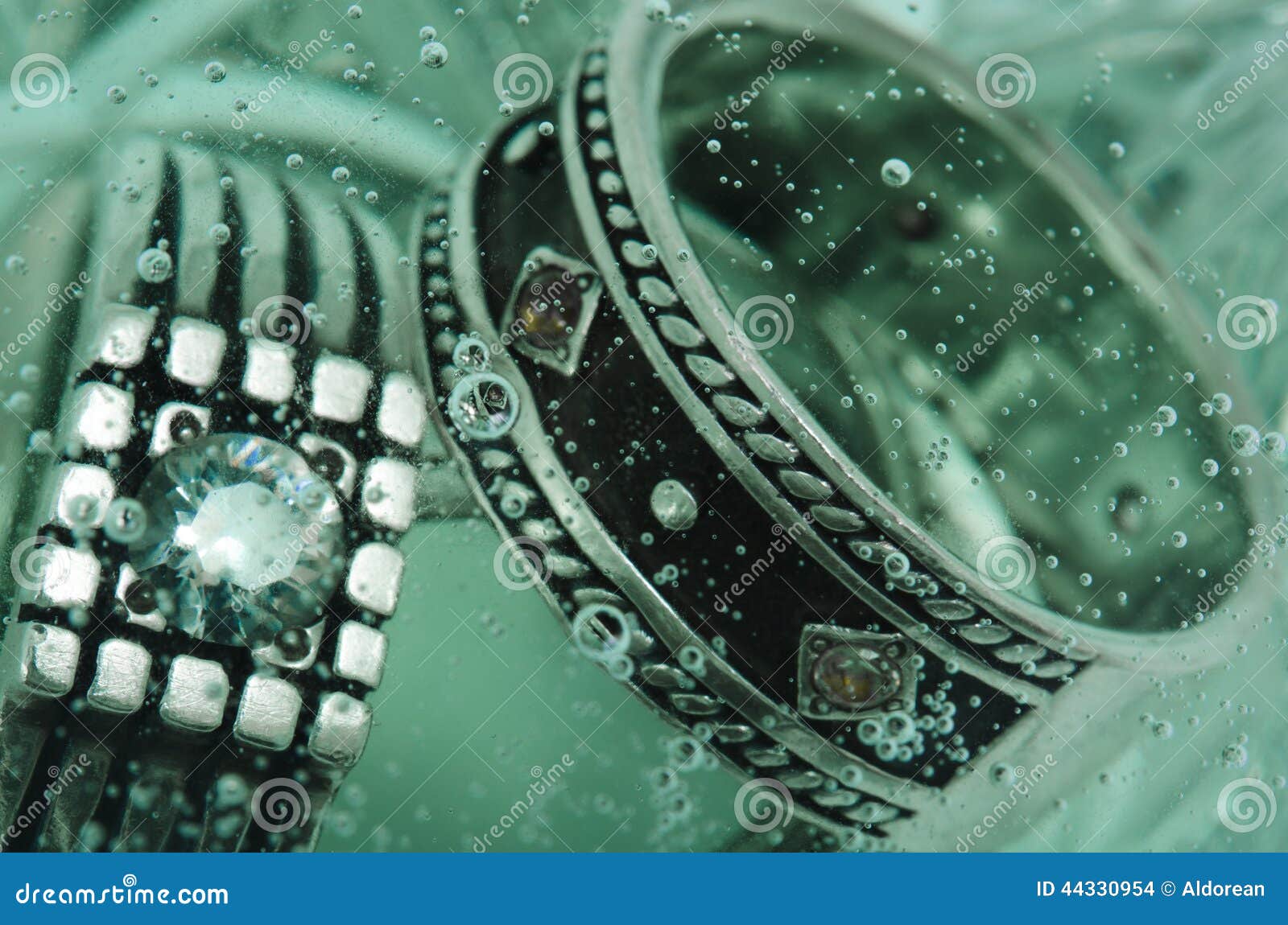 Rings in Water stock photo. Image of couple, pair, newly - 44330954