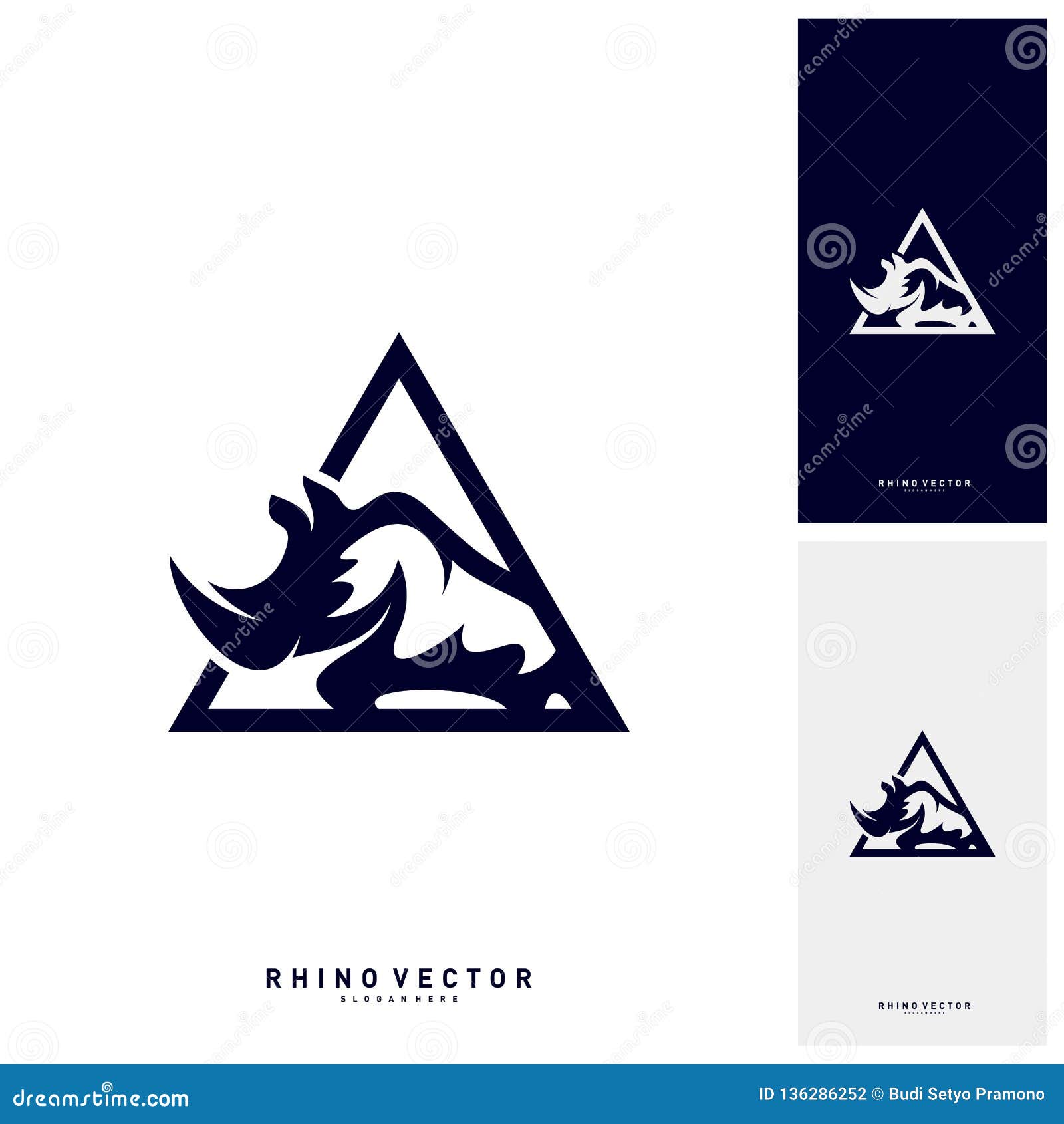 Rinoceronte Logo Concept Vector Rinoceronte Logo Template - Vector ...