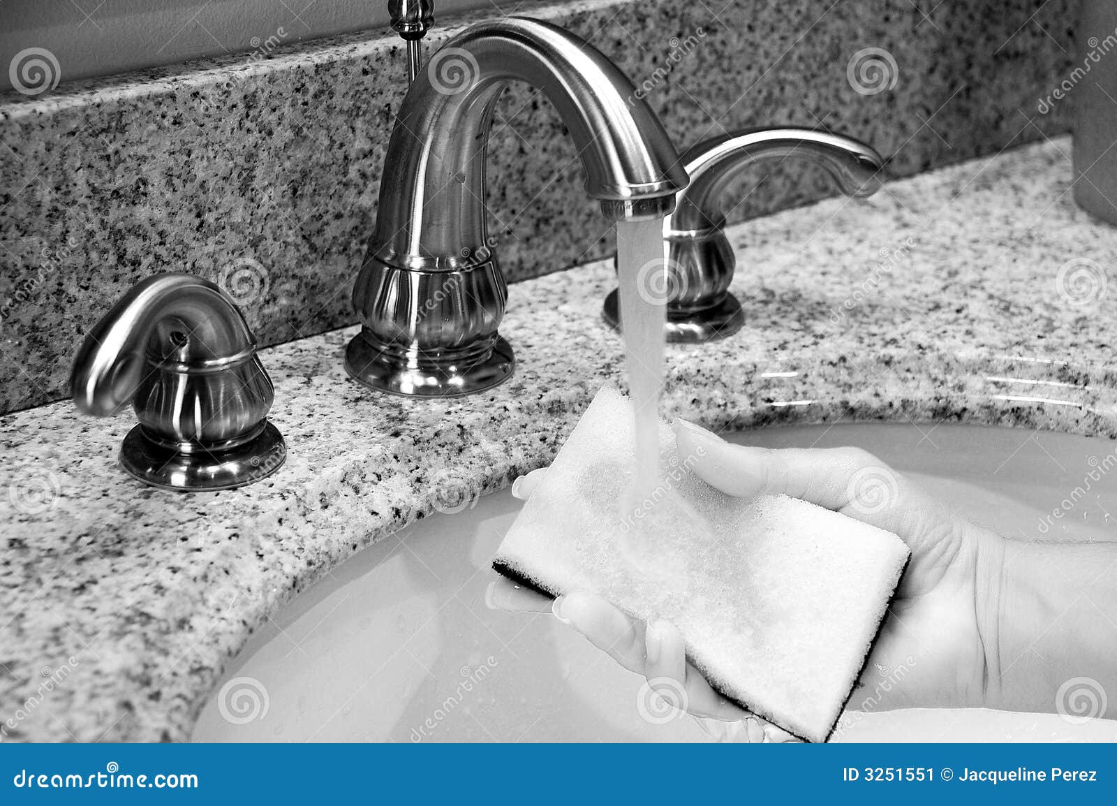 Rinse and clean stock image. Image of scrub, chores, cleansing - 3251551