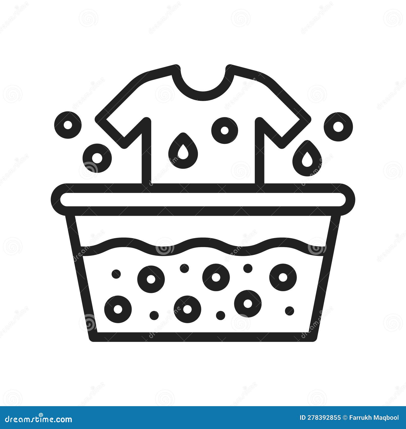Rinse icon vector image. stock vector. Illustration of icon - 278392855