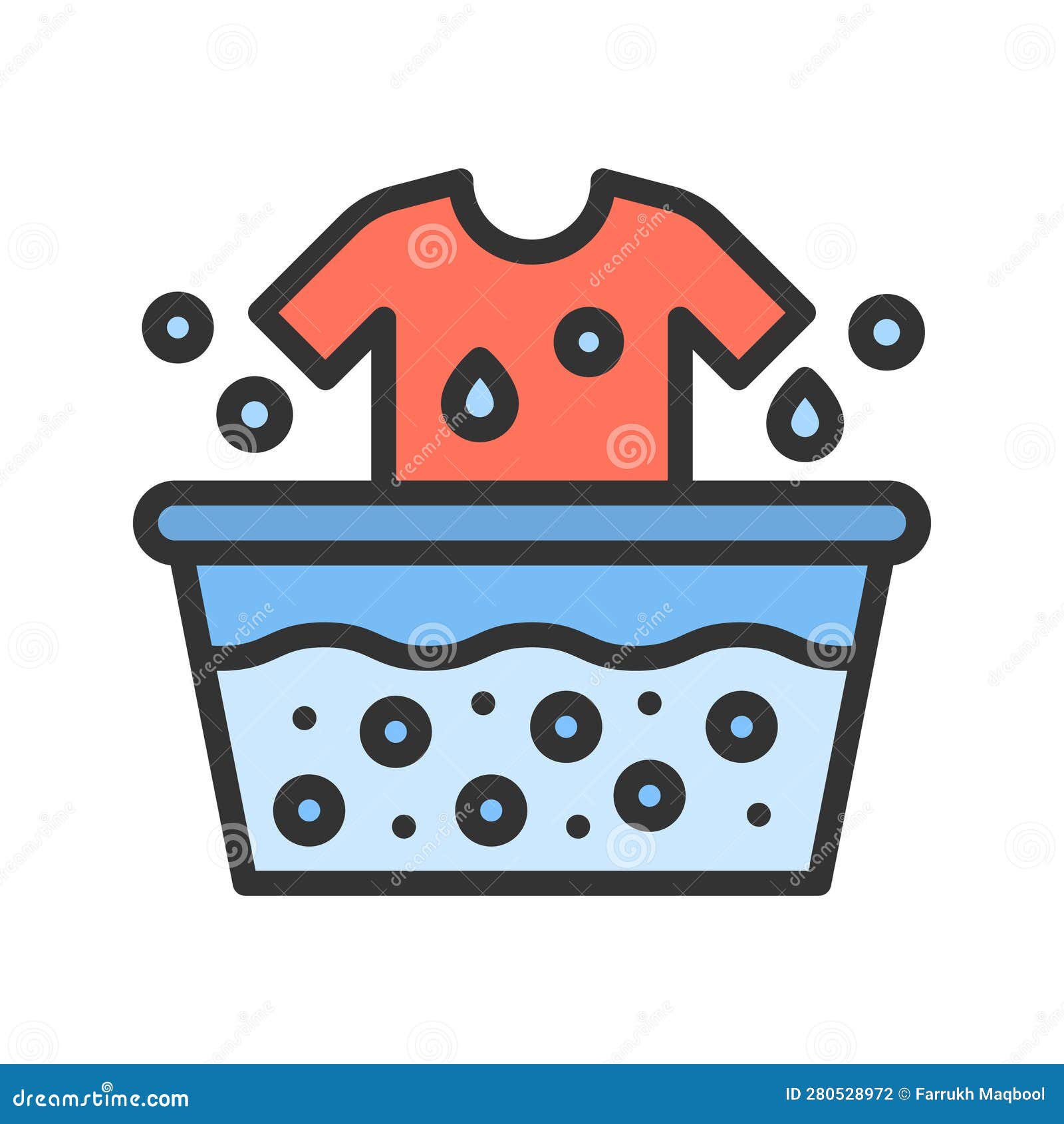 Rinse icon vector image. stock vector. Illustration of icon - 280528972