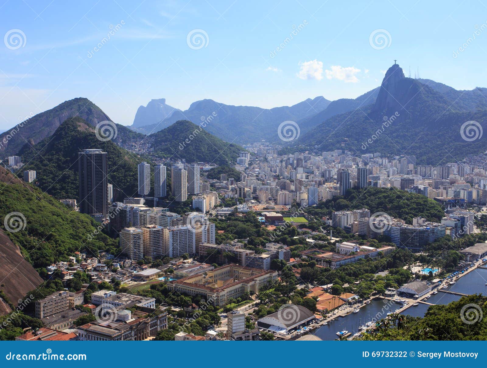 Rio aerial view editorial photography. Image of beach - 69732322