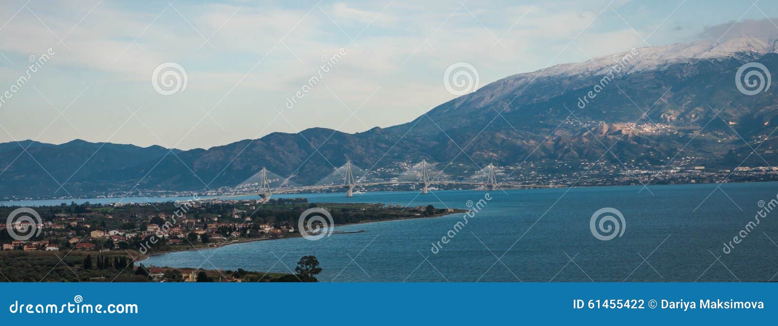 Rio-Antirio Bridge , Greece Stock Photo - Image of beautiful, touristic ...
