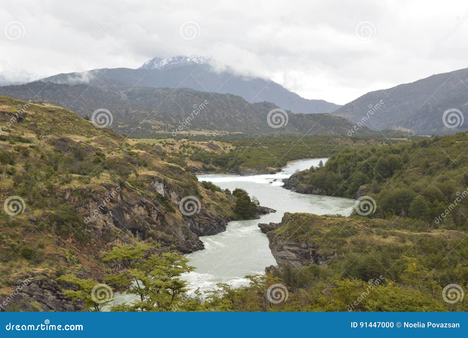 Rio Baker stock photo. Image of chile, patagonia, chilena - 91447000